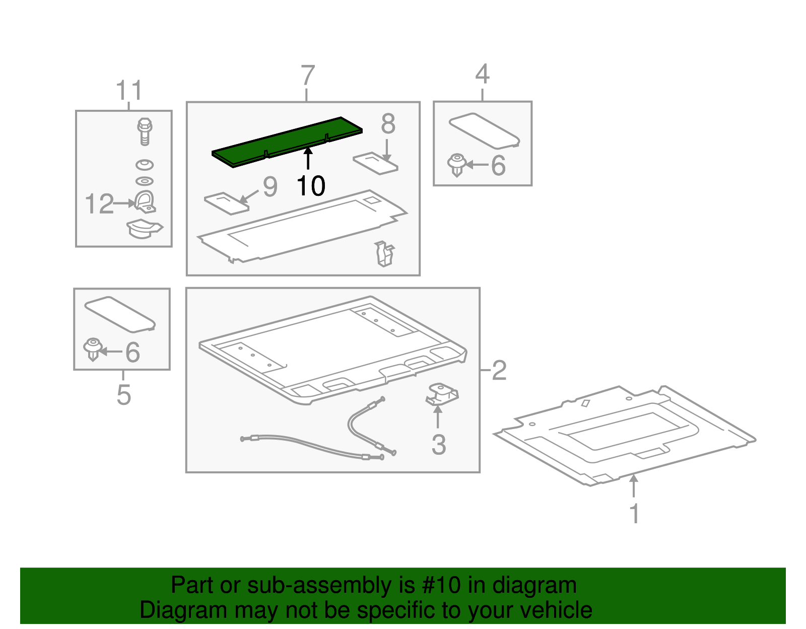 Toyota Package Tray Trim - Rear Interior Panel - Part #58408-35010-C2 ...