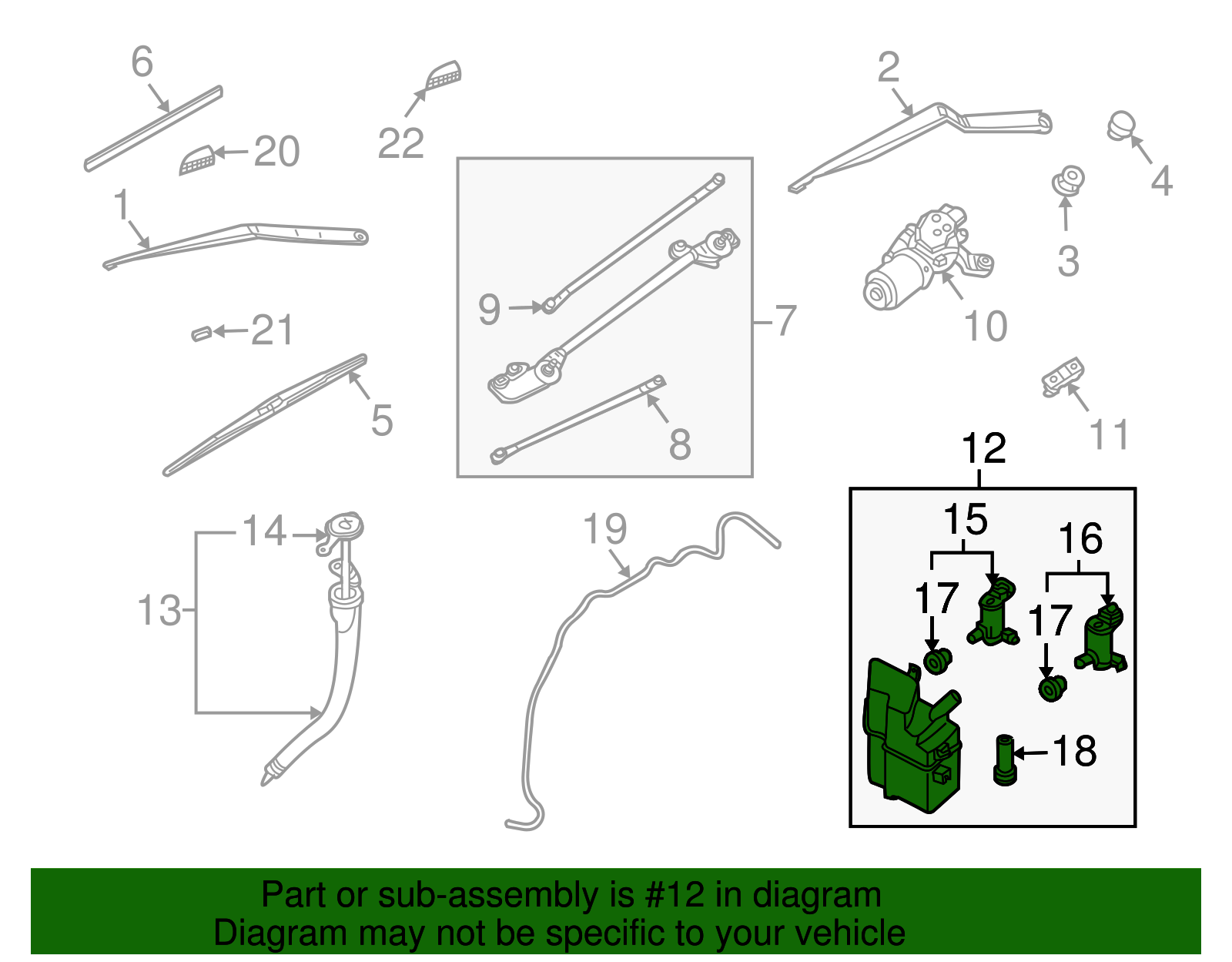 2007-2008 Nissan 350Z Washer Reservoir 28910-EV00B | Bill Kay Nissan Parts