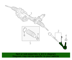 Outer Tie Rod 32-10-6-767-782 | BMW Parts Exchange