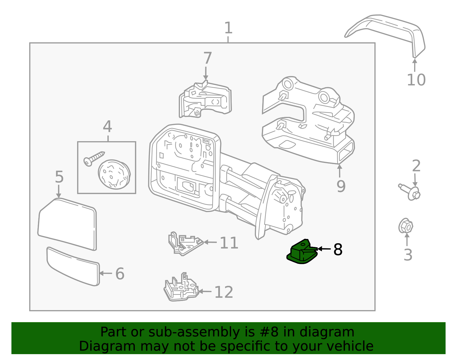 2015-2020 Ford F-150 OEM NEW 2015-2020 Ford F-150 Right Courtesy Light ...