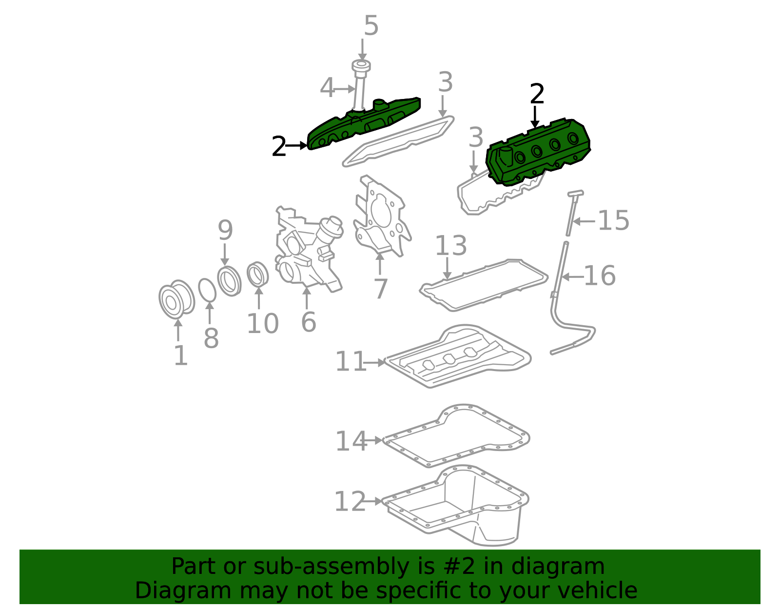 2003-2007 Ford Valve Cover 4C3Z-6582-BA | Awesome Parts Ford