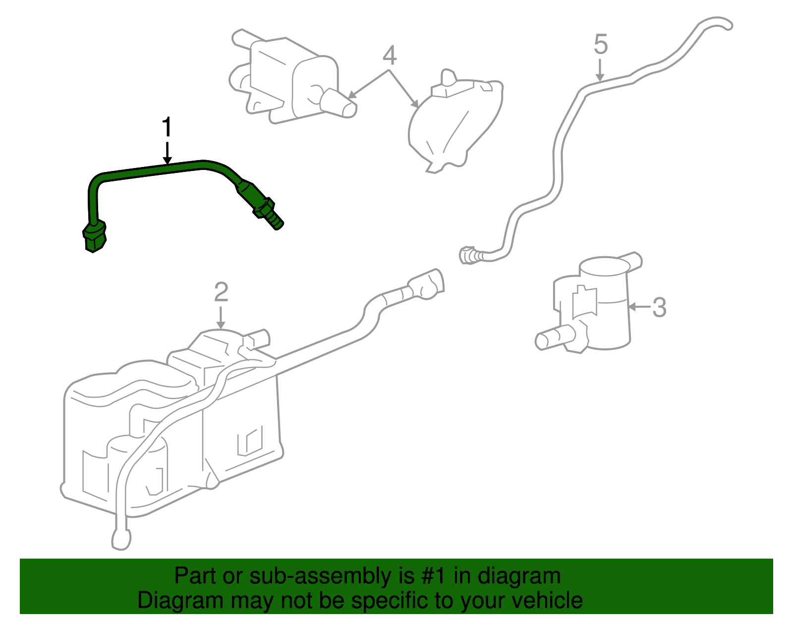 2008-2017 GM Heated Oxygen Sensor 12616502 GM | GMPartsDirect.com