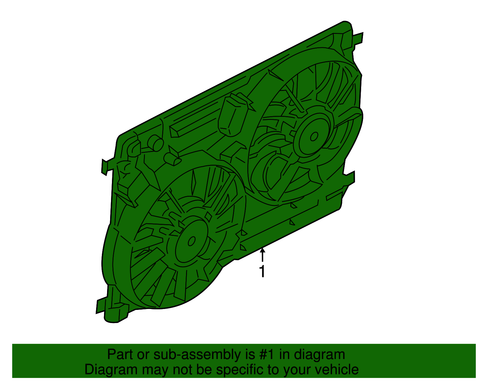 EJ7Z-8C607-H - Fan Assembly - 2015-2019 Ford | Lasco Auto Parts