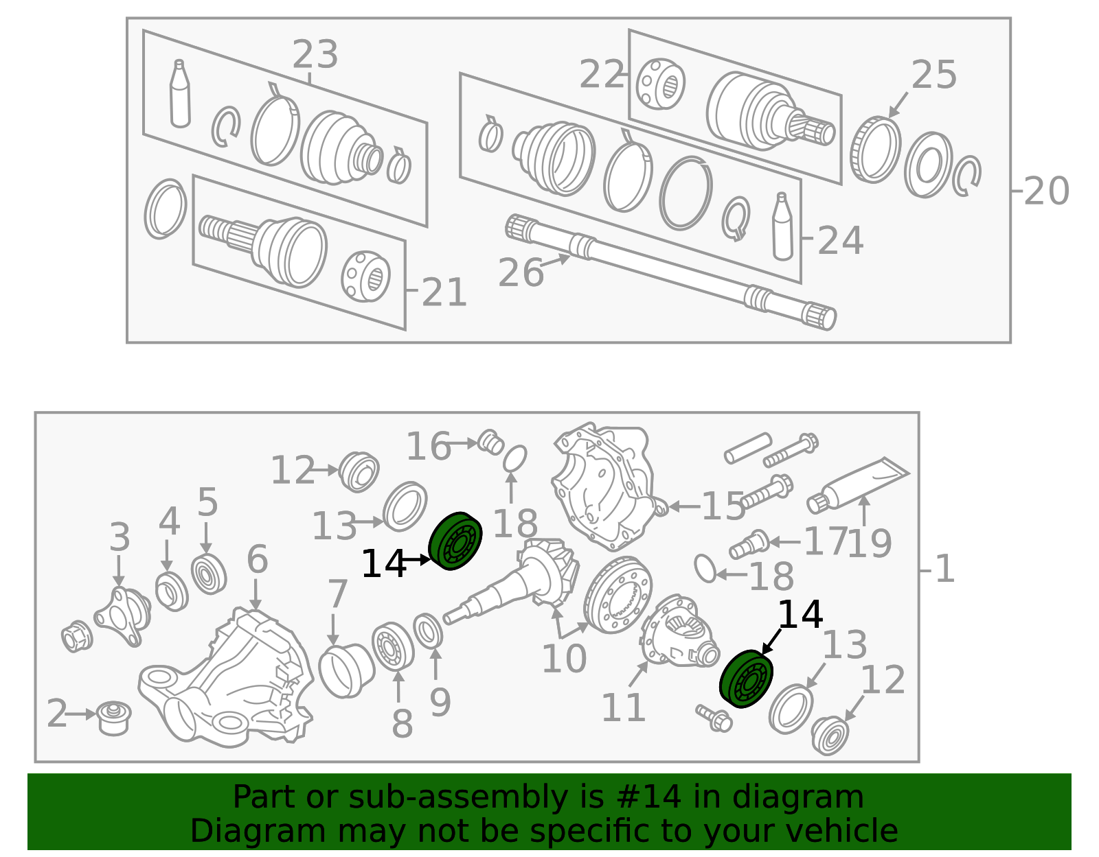 38440-4GD0A - High-Quality Differential Carrier Bearing for 2014-2024 ...