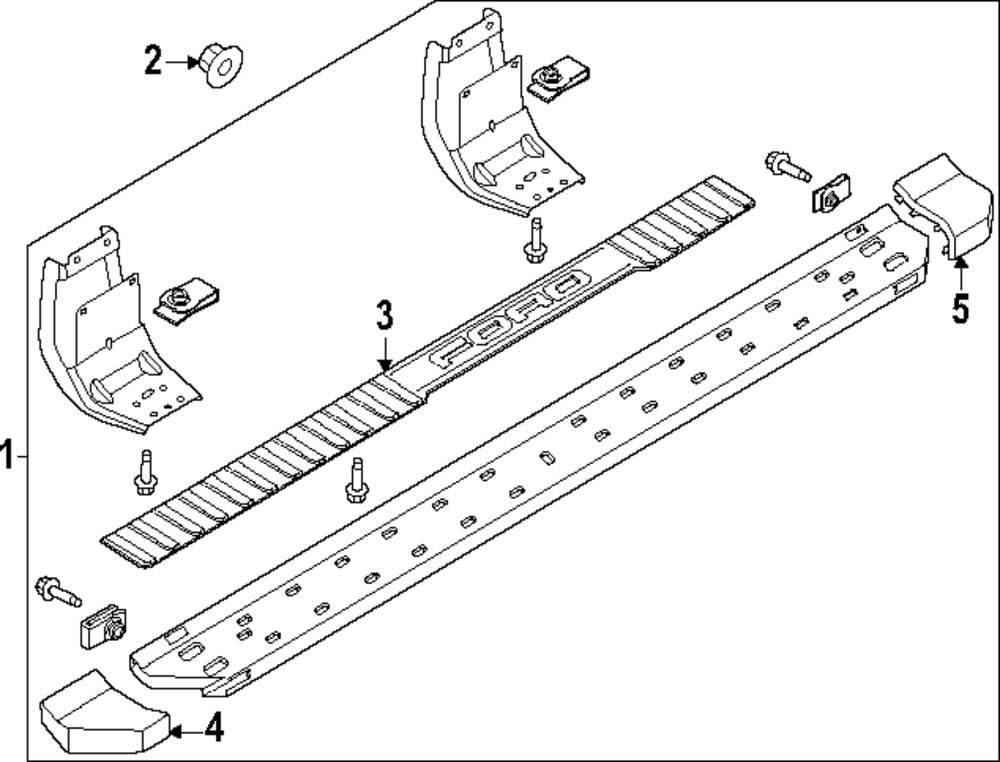 2023-2024 Ford Step Assembly NC3Z-16450-HB | TascaParts.com