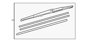 85242-0E100 - Wiper Blade 2016-2022 Lexus | Lexus Parts Outlet