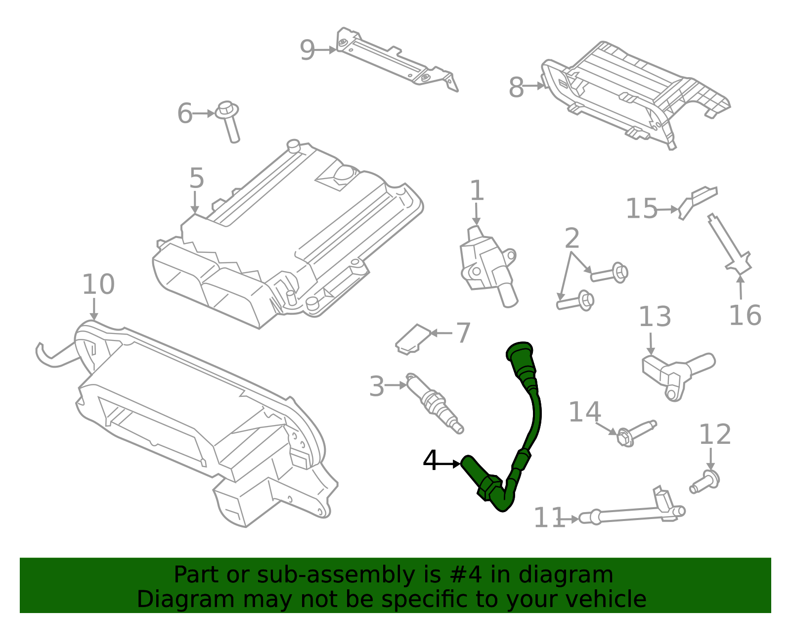 Motorcraft Spark Plug Wire WR-6170 | OEM Parts Online