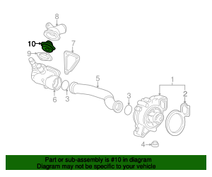 2000-2017 GM Engine Coolant Thermostat 12622410 | Shop Matick Buick GMC