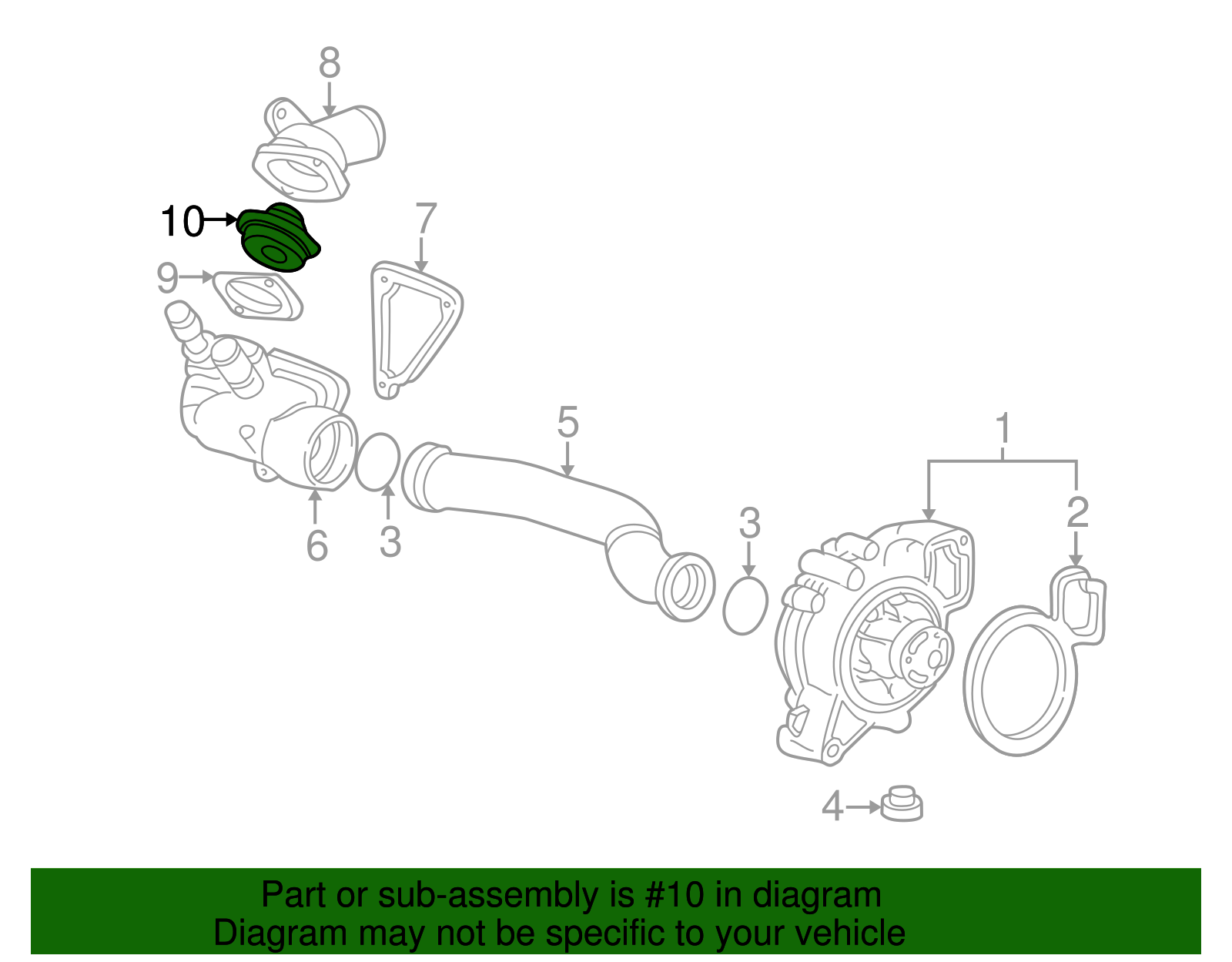 12622410 - Thermostat 2000-2017 GM | GMC Parts Canada