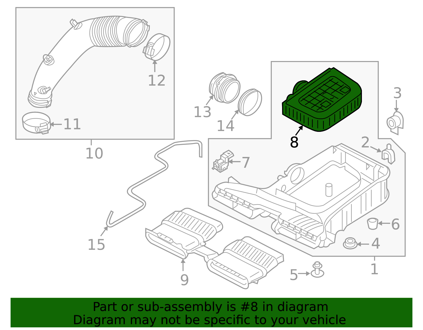 2017-2025 Audi Q7 Air Filter 4M0-133-843-C | Audi USA Parts