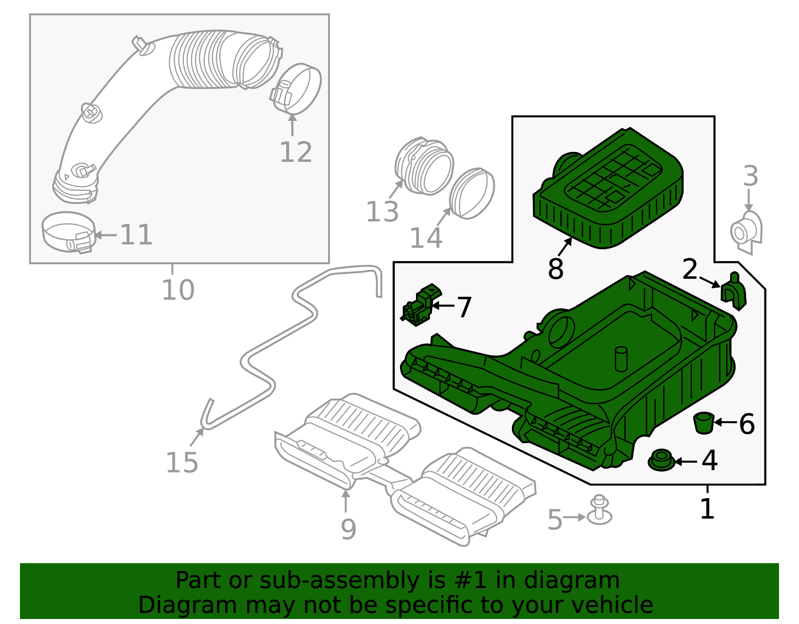 4M0-133-837-B - Air Cleaner Assembly 2017-2025 Audi Q7 | Audi OEM Parts Guy