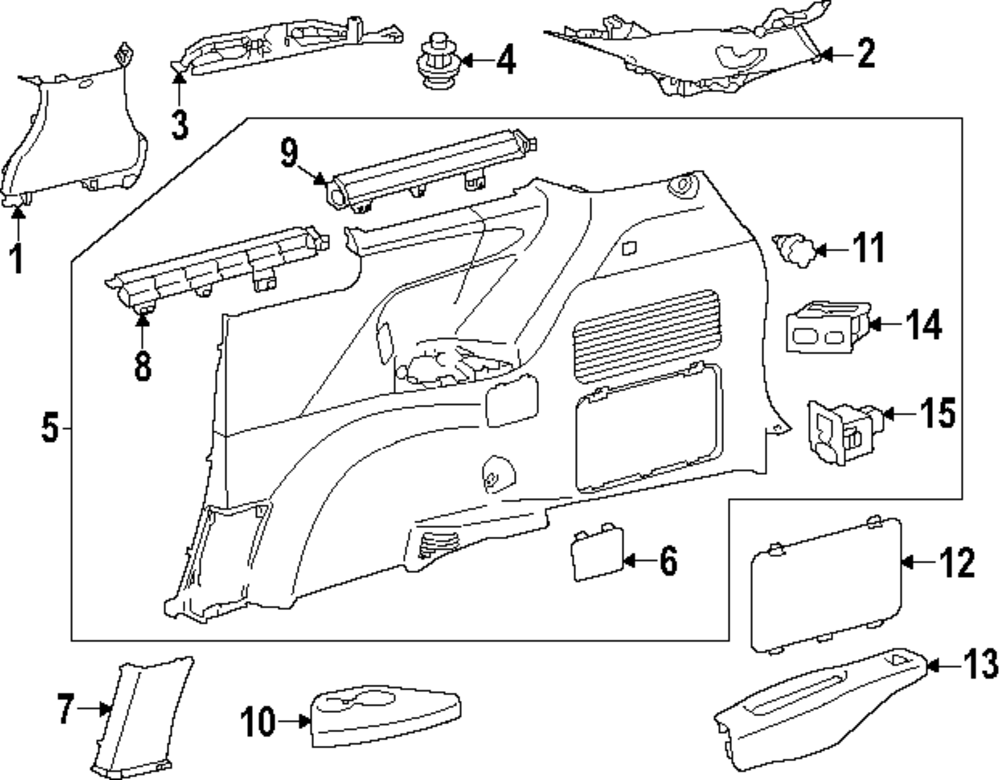 58440-08040-C0 - Access Panel 2021-2025 Toyota Sienna | Longo Toyota Parts