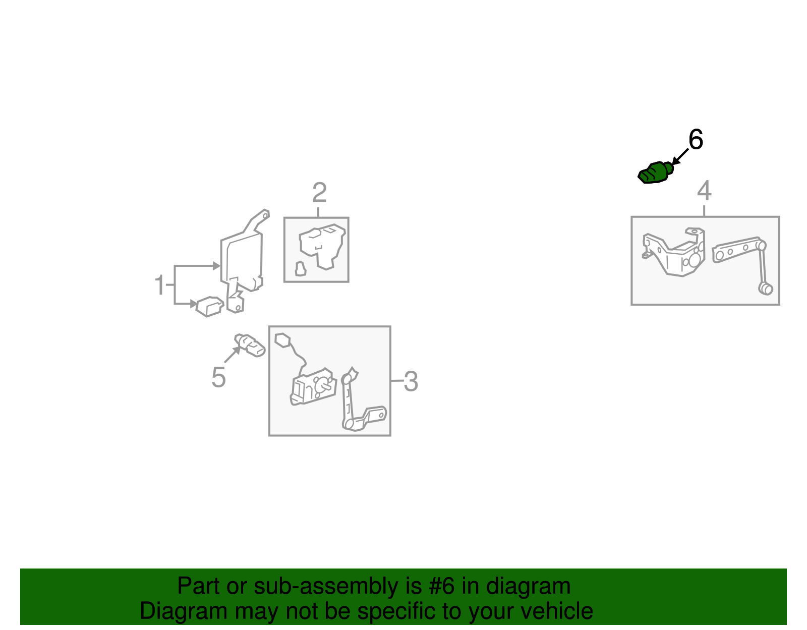 2006-2007 Toyota Land Cruiser Temp Sensor 89454-60010 | Toyota Parts Center