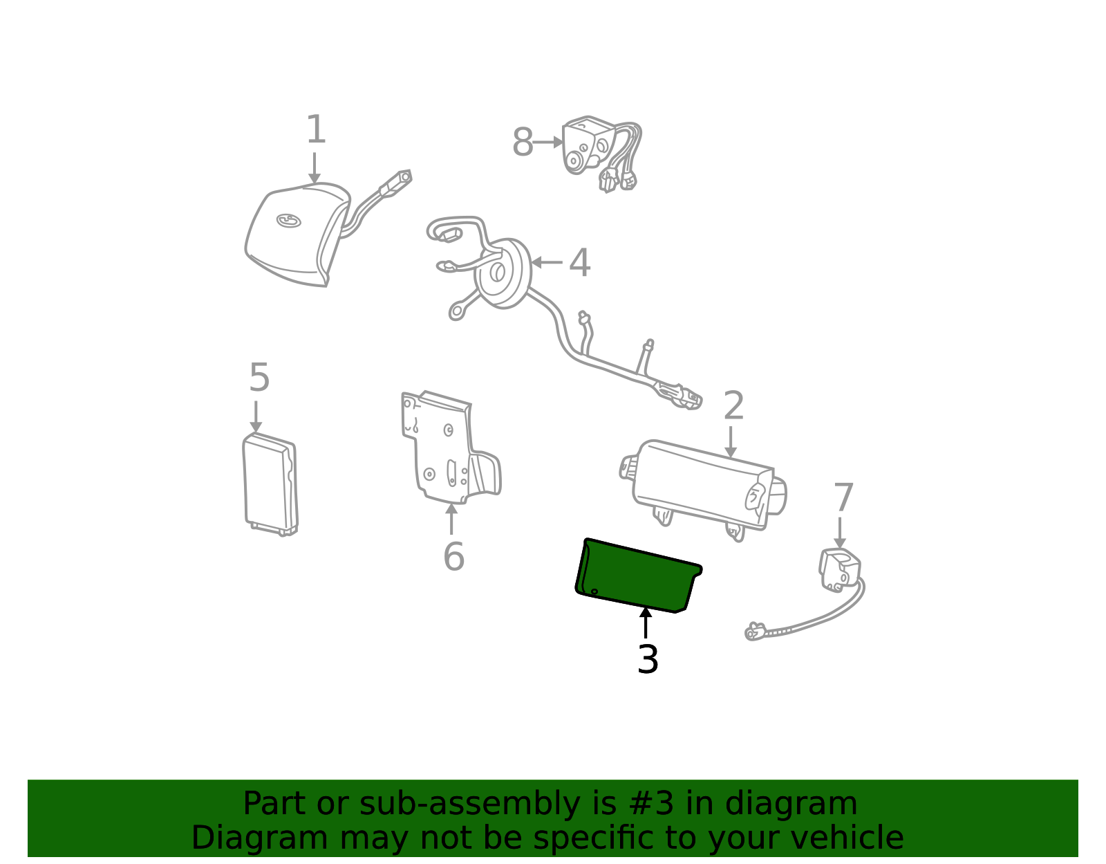 Clock Spring 5C3Z-14A664-A | Awesome Parts Ford