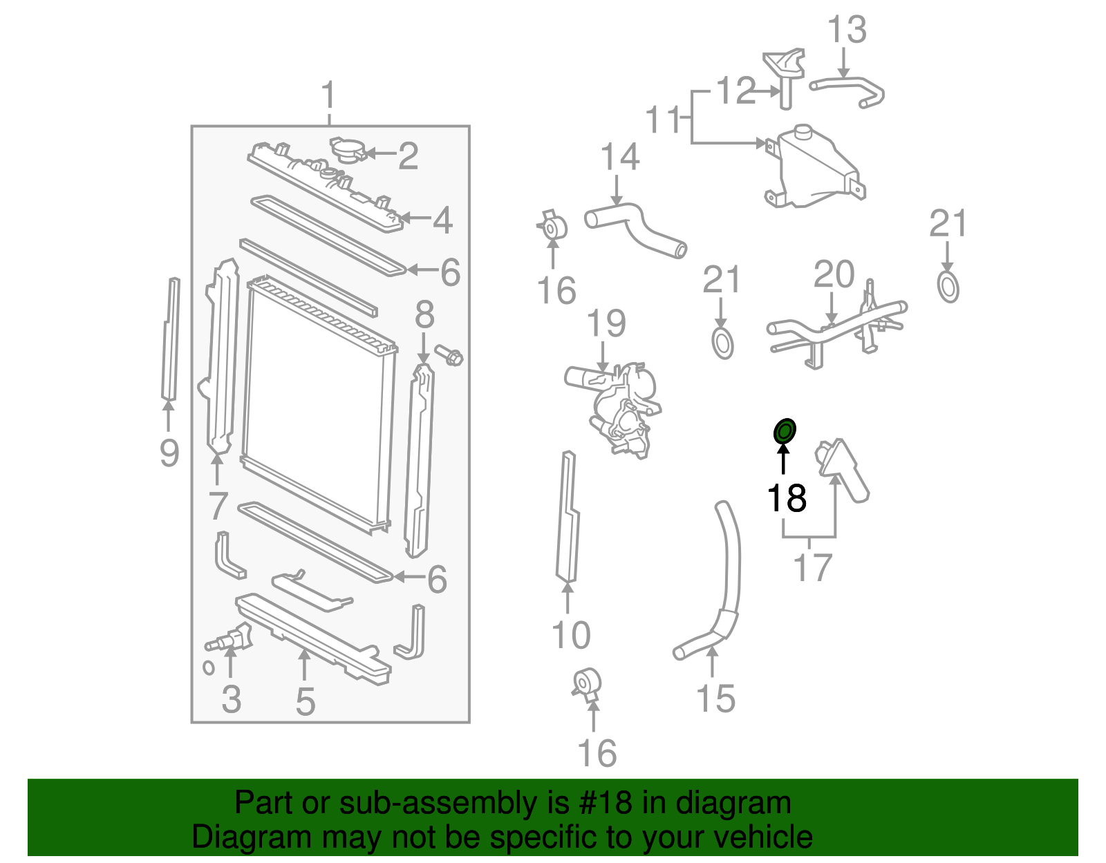 Genuine Toyota Engine Coolant Thermostat Housing Gasket part# 16325 ...