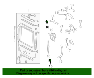 2007-2025 Toyota Radiator Hose Clamp 96136-44301 | OEM Parts Online