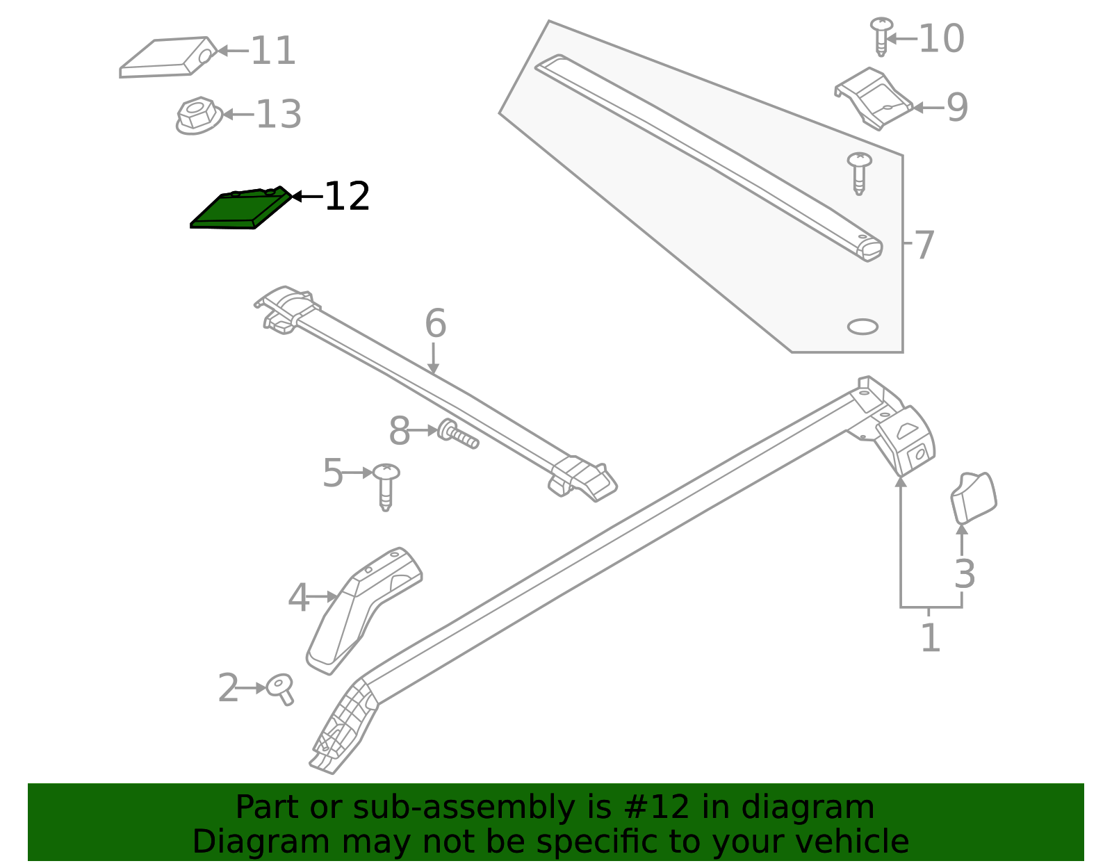 2021-2025 Ford Bronco | Upper Molding Retainer | M2DZ-7850002-B | Walls ...