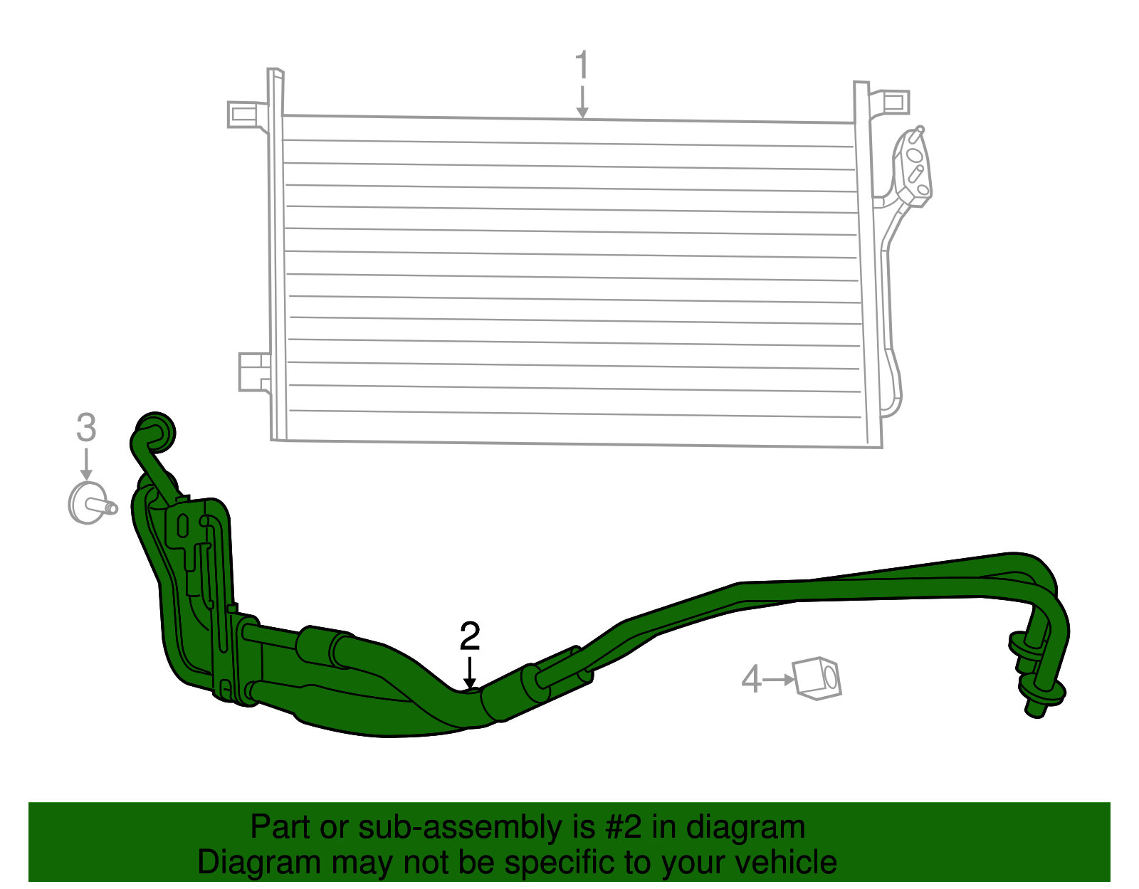 2012-2019 Dodge Journey Hose 05058946AE | Mopar Parts Canada