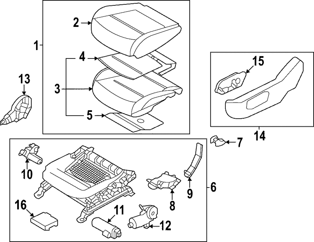 88500-CW520 - 2022-2024 Hyundai - Seat Track | Conicelli Hyundai