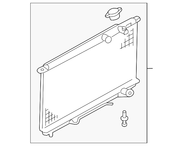 2007-2009 Kia Amanti Radiator Assembly 25310-3F800 | OEM Parts Online