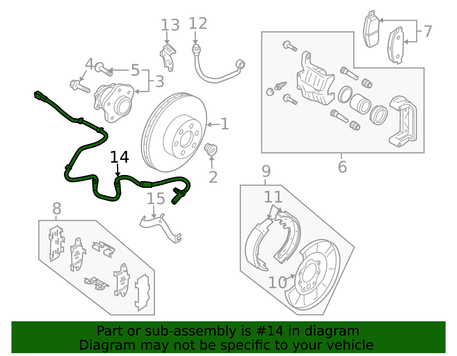 47900-1DA1A - ABS Sensor 2008-2015 Nissan | Official Nissan Parts Store