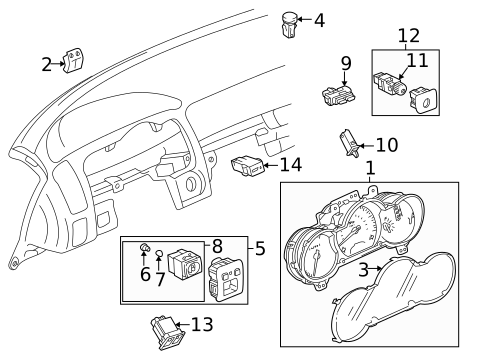 Switches for 2002 Lexus SC430 | OEM Vehicle Parts