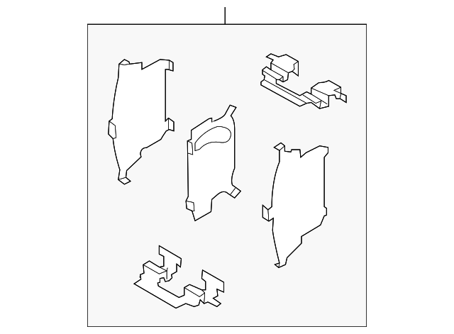 D4080-9N00C - Hardware Kit 2009-2025 Nissan | Nissan Parts ...