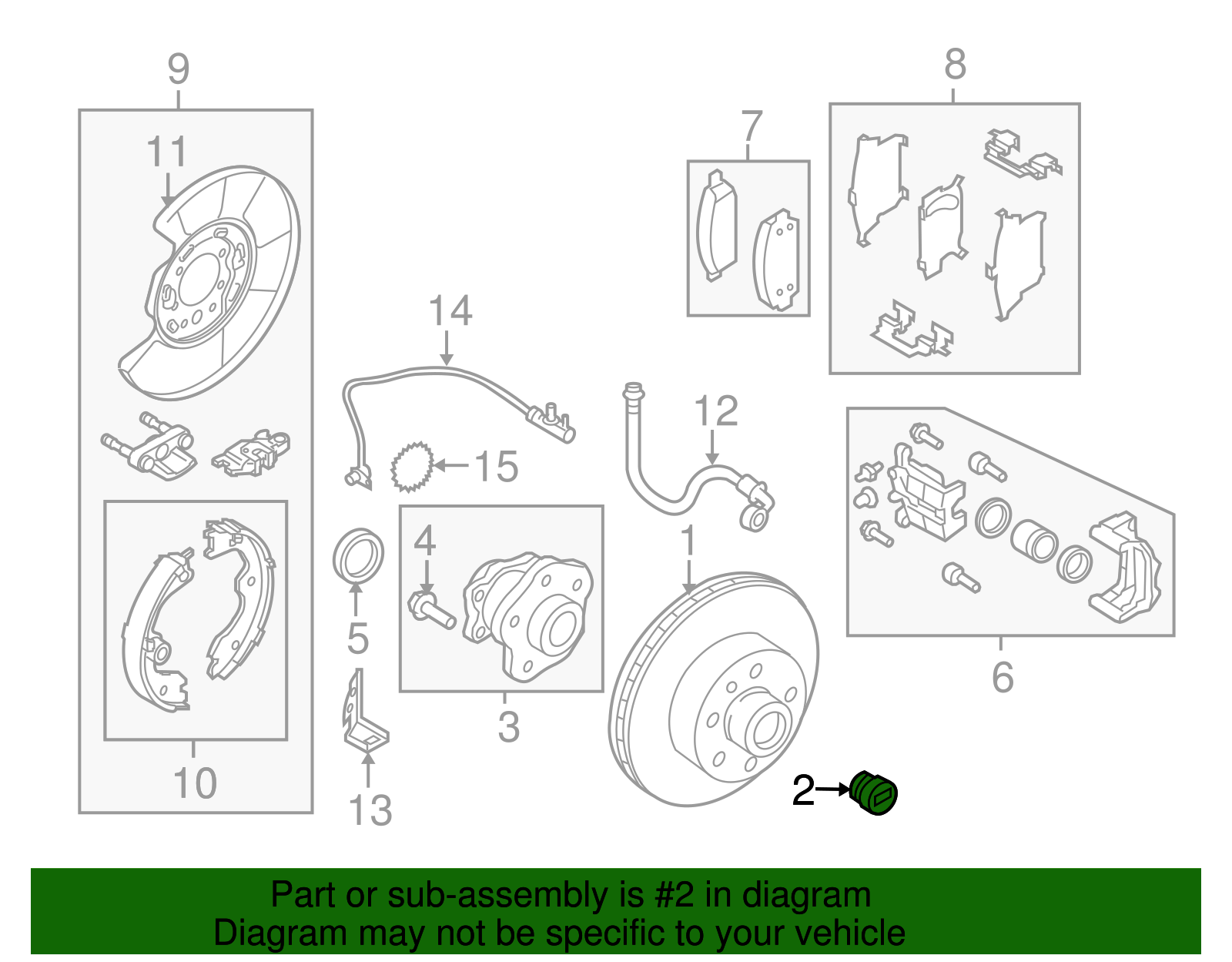 2003-2025 Nissan Rotor Plug 41098-8J000 | OEM Parts Online