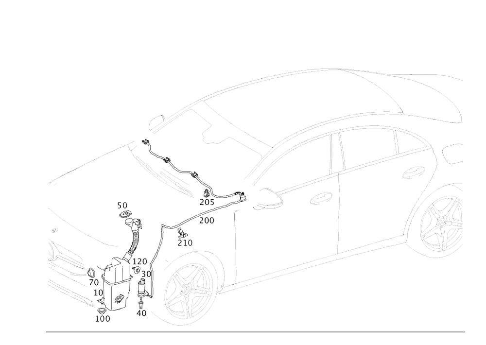 177-869-01-00 - Liquid Reservoir For 1954-2025 Mercedes-Benz | Mercedes ...