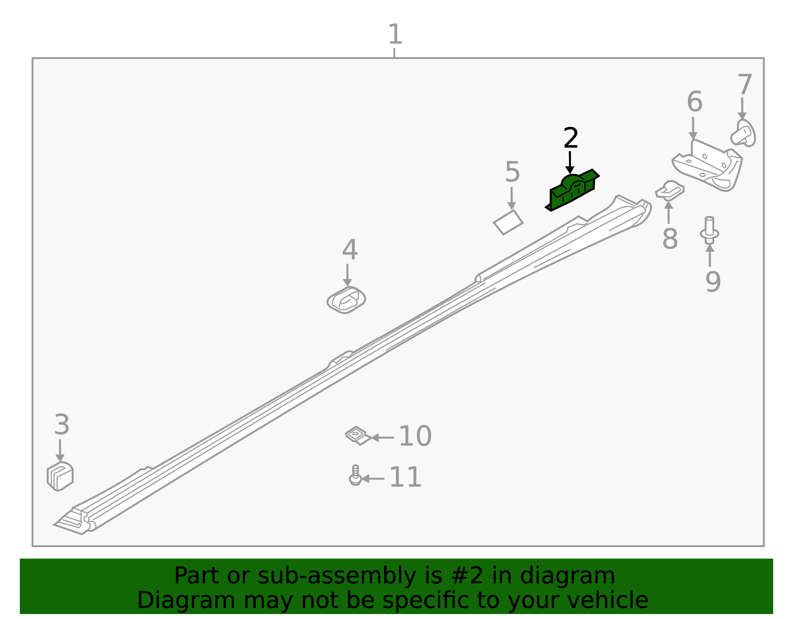 2016-2021 Mazda CX-3 Rocker Molding Rear Bracket - Driver's Side (LH ...