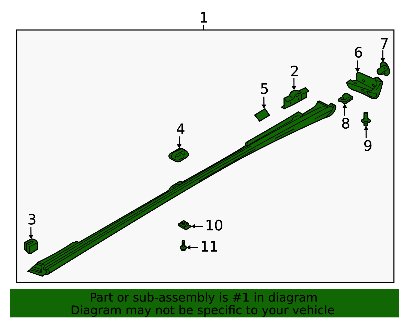 D10E-51-PS0C - Rocker Molding - Driver's Side (LH) 2016-2021 Mazda CX-3 ...