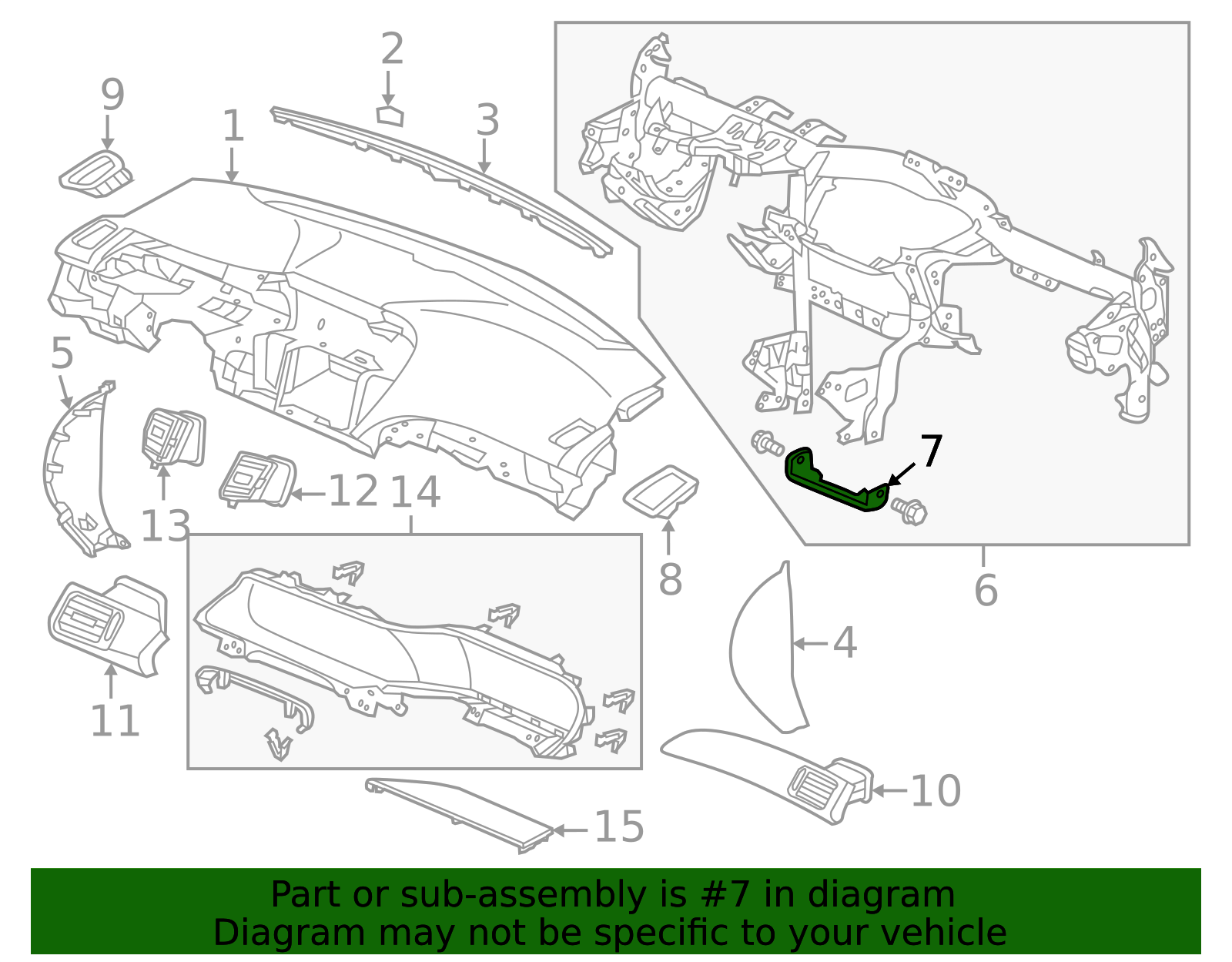 2013-2017 Honda Accord Support Bracket 77113-T2A-A00 | Honda Parts For Less