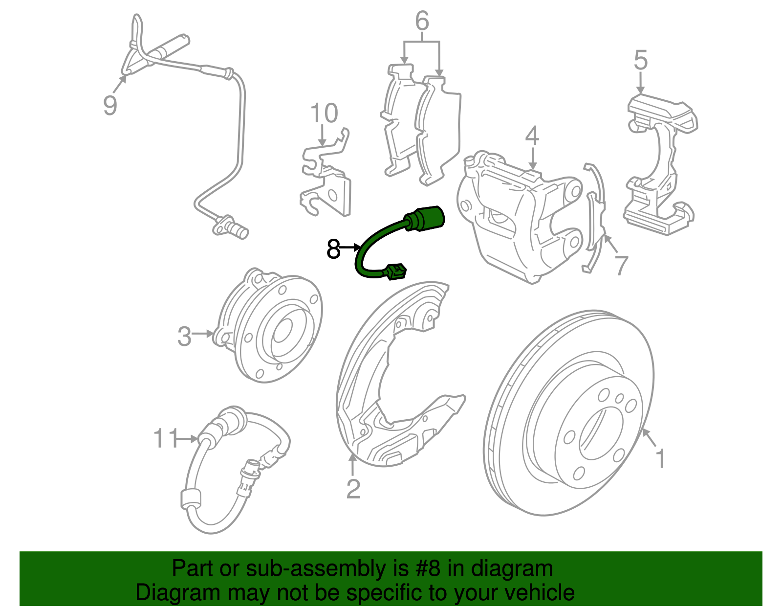 34356792559 - 2010-2013 BMW 128i Wear Indicator (34-35-6-792-559) | BMW ...