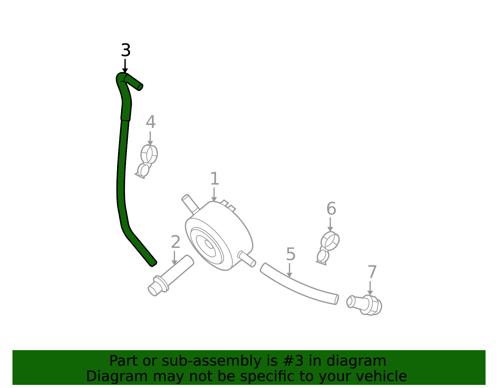 2005-2017 Nissan Frontier Upper Hose 21306-EA01A | QuirkParts