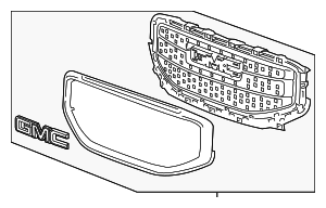 2017-2019 GMC Acadia Primed Front Grille 84378406 | Shop Matick Buick GMC