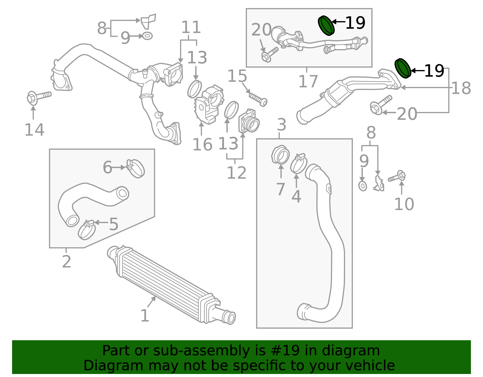 2018-2025 Audi Intake Manifold Seal 06M-133-026-A | Audi Parts