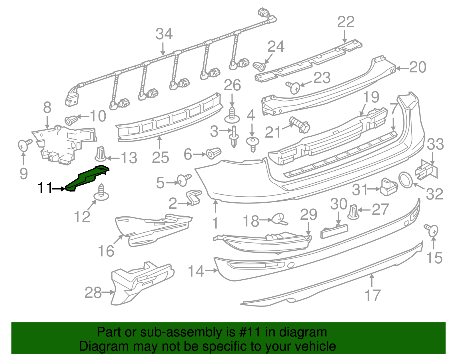 2011-2017 Volkswagen Touareg Support Bracket 7P6-807-046-9B9 ...