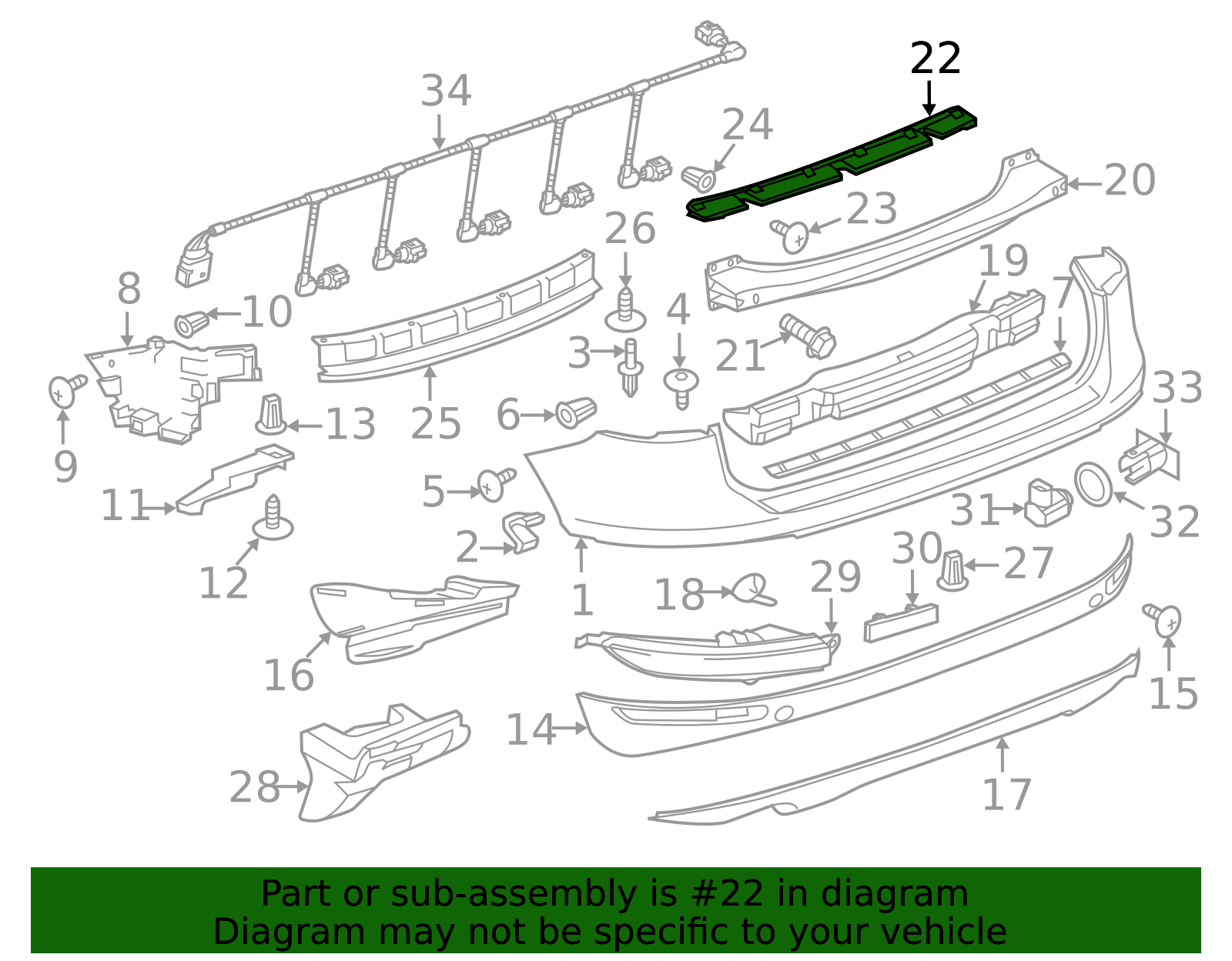 2011-2017 Volkswagen Touareg Retaining Strip 7P6-807-863-A | OEM Parts ...