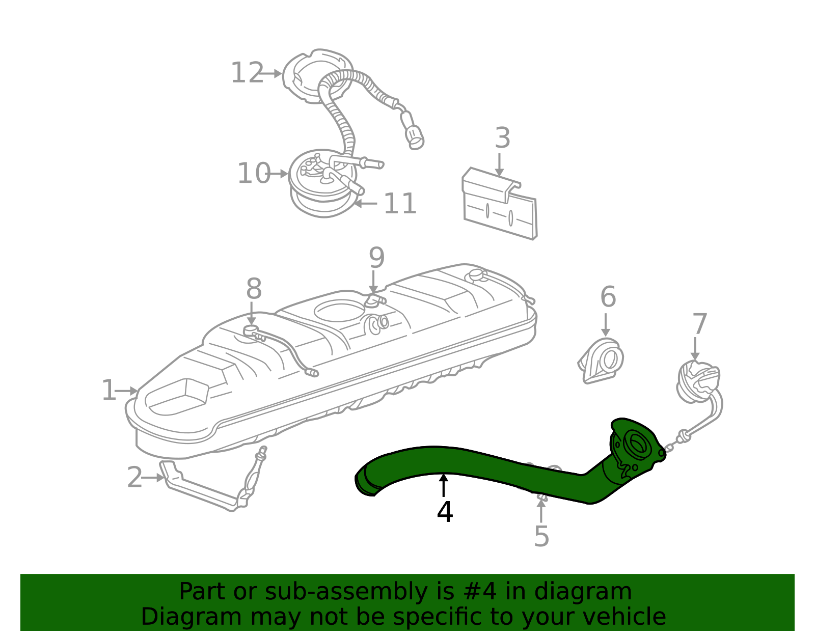 1997-2004 Ford Fuel Tank Filler Neck XC2Z-9034-AA | Ford OEM Parts Outlet