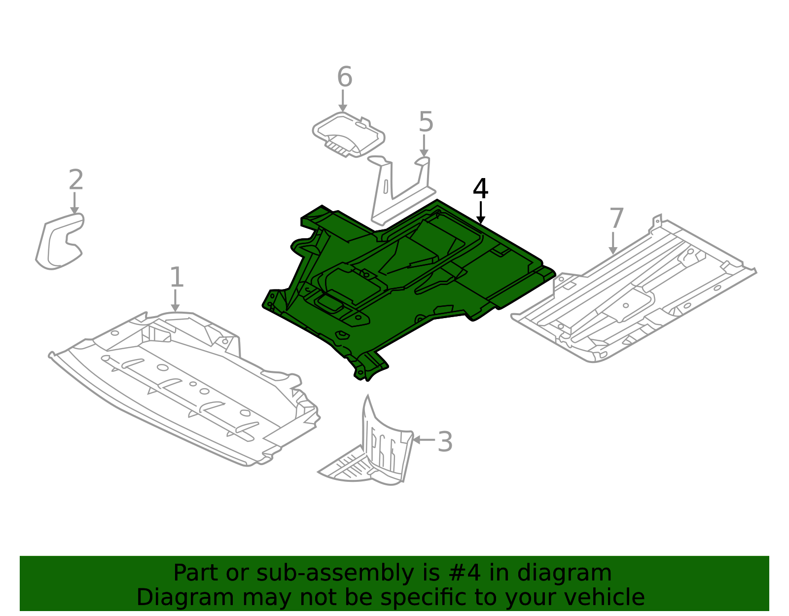 51718188809 - 1997-2003 BMW Under Cover (51-71-8-188-809) | BMW of ...
