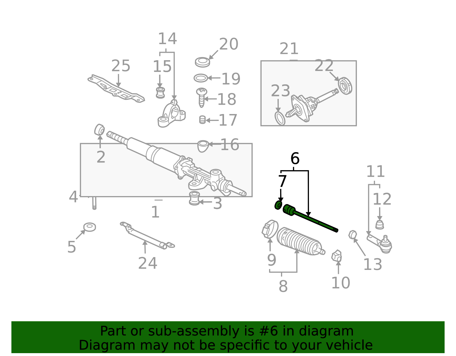 2000-2009 Honda S2000 Inner Tie Rod 53010-S2A-003 | OEM Parts Online