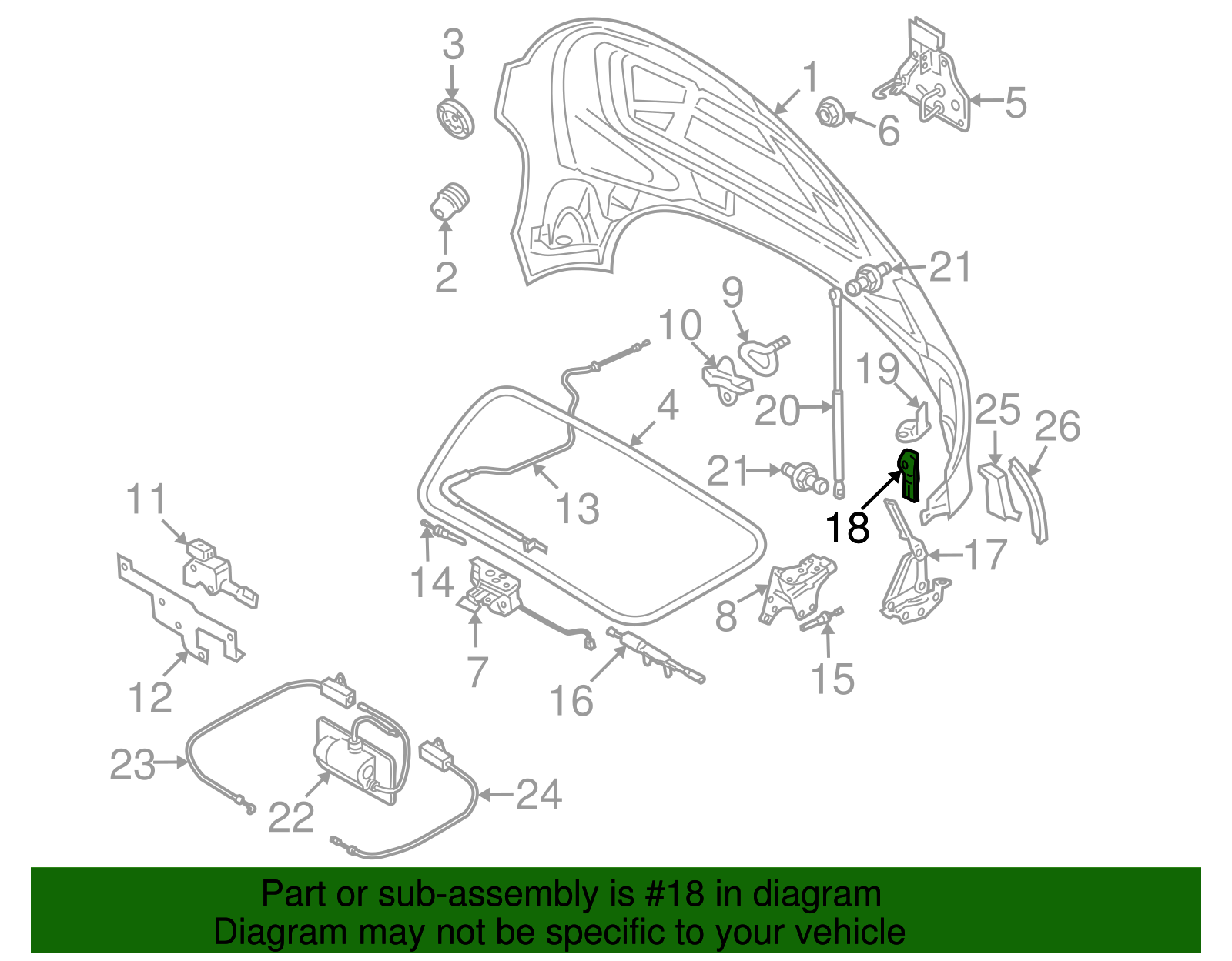 420-823-482 - Bumper 2008-2015 Audi R8 | Audi OEM Parts Guy