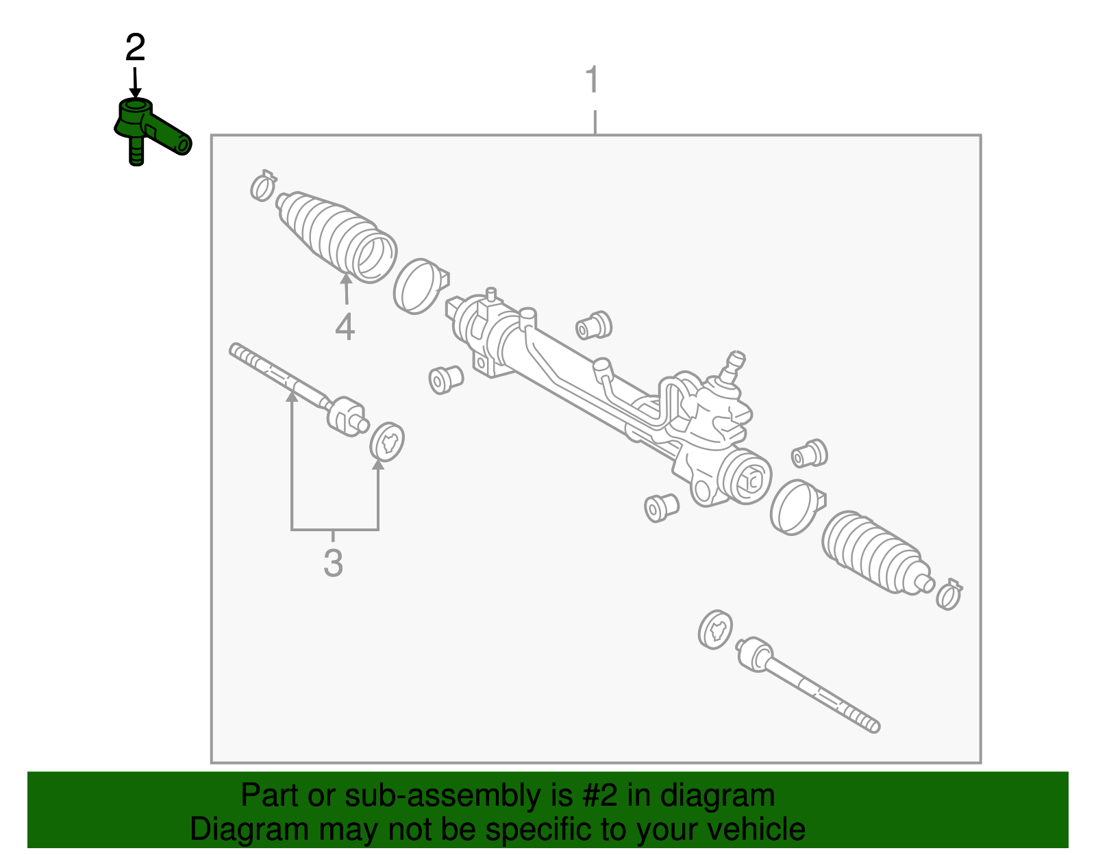 45460-09040 - Outer Tie Rod - 2003-2010 Toyota Sienna | Nucar Toyota of ...