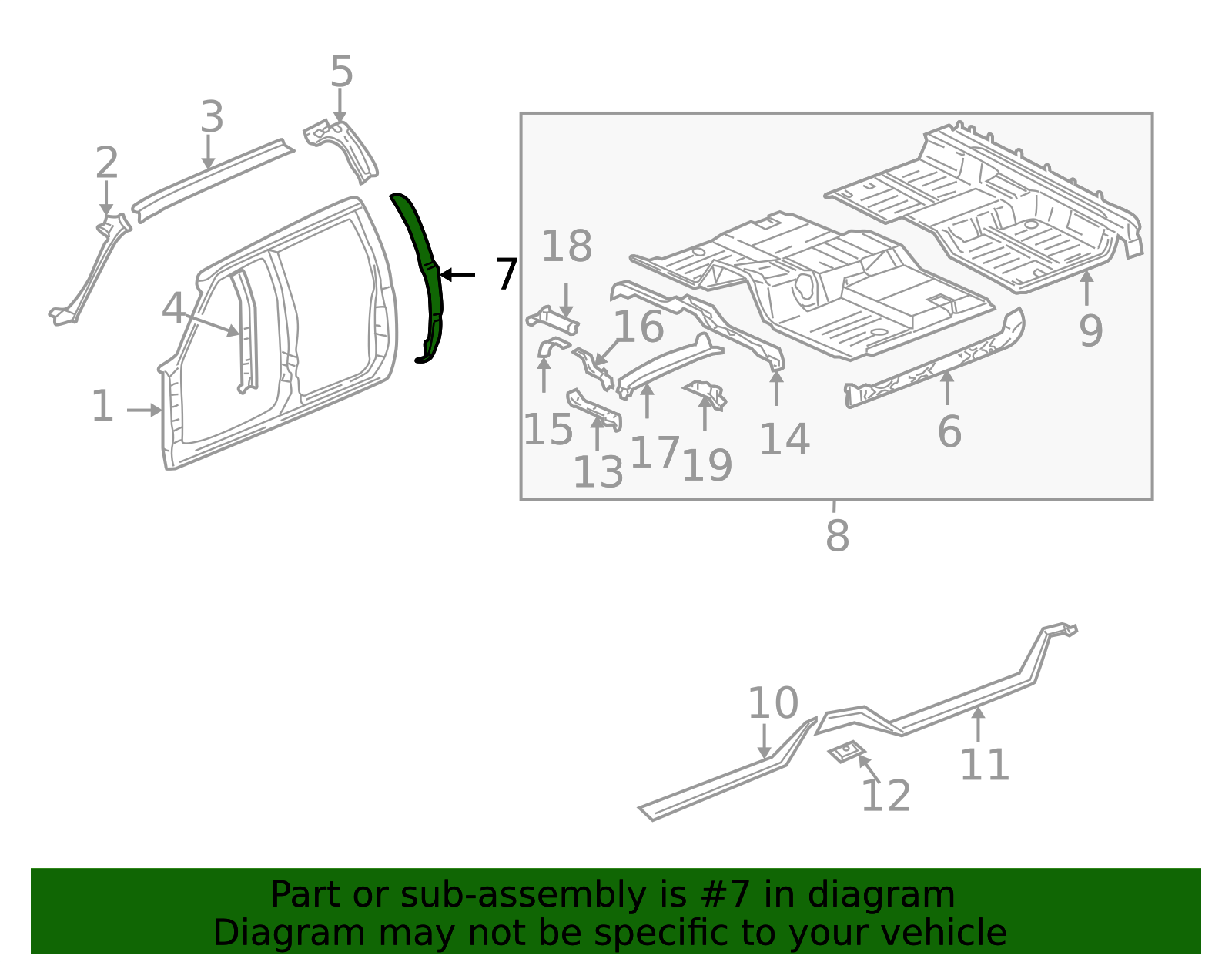 Driver Side Center Pillar Outer Panel 15075413 | Shop Matick Buick GMC