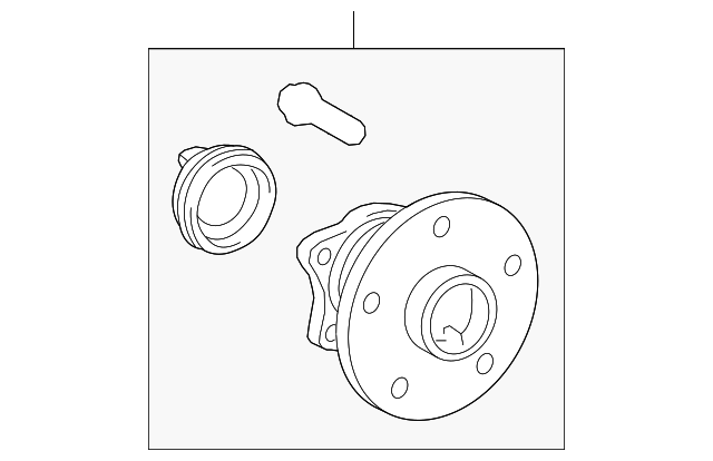 OEM 2018-2024 Toyota Wheel Bearing And Hub Assembly Part # 42450-06090 ...