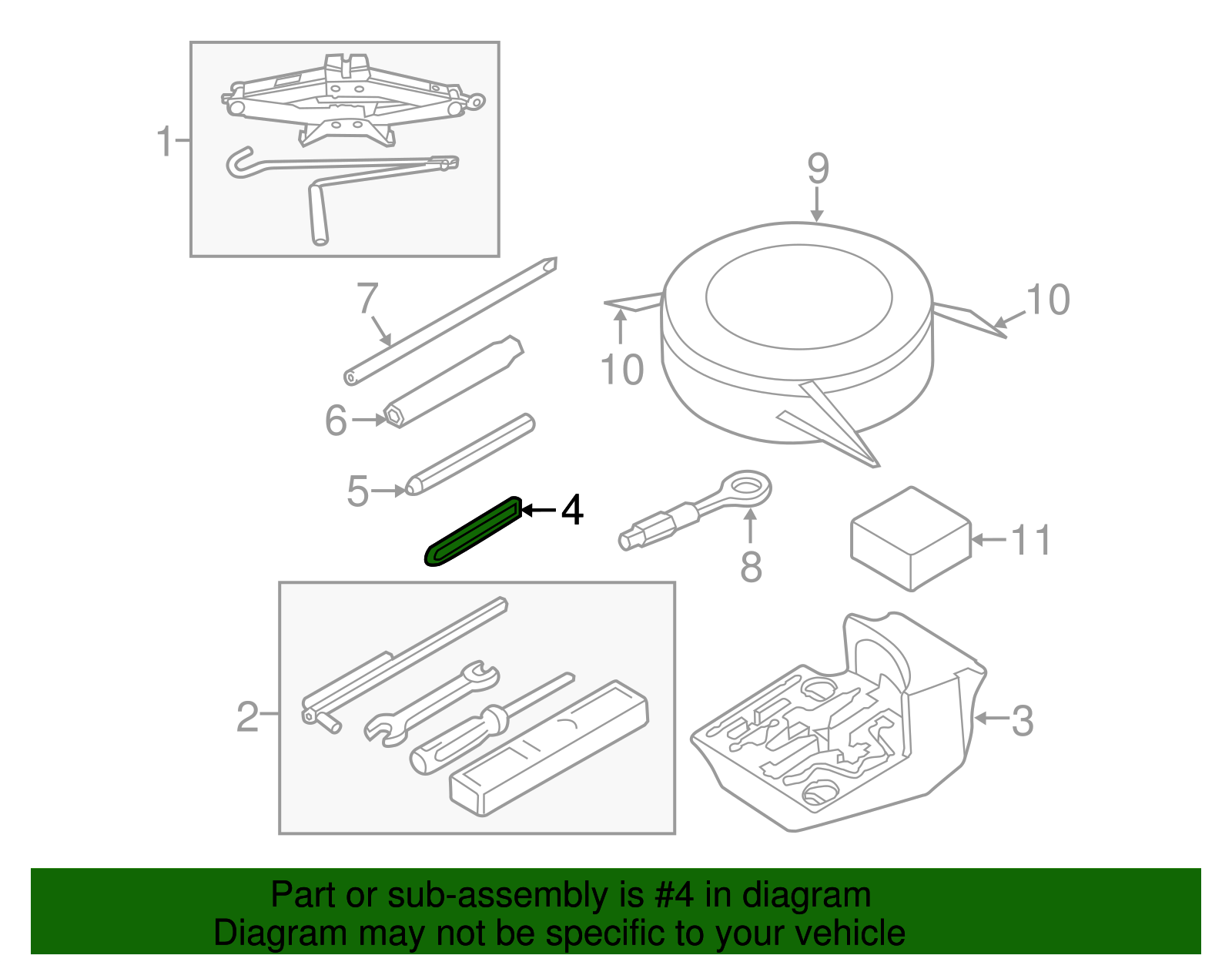 2012-2024 Porsche Wheel Cap Tool 991-613-299-00 | Sunset Porsche Parts