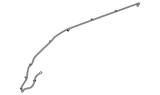 2016-2019 Ford Windshield Washer Hose FB5Z-17A605-B | Varsity Ford