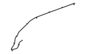 Windshield Washer Hose | FB5Z-17A605-B | Walls' Ford Parts