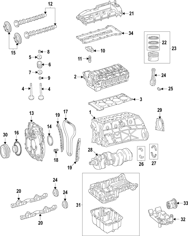 Mercedes-Benz Camshafts & Lifters For Sale | Mercedes-Benz USA Parts
