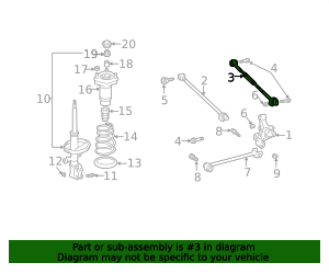 Genuine Official Toyota Rear Lower Control Arm part# 48730-48090 for ...
